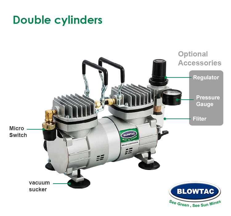 TC-30T Double cylinders Mini Air Compressor with Tank | SUN MINES ...