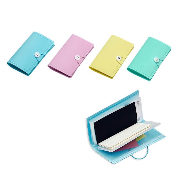 منظم بطاقة الاسم-تصنيع مجلد بطاقة اسم بإغلاق Pastel Frisbee يجمع ألبوم ...