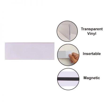 Magnetic Label Holder - Custom Size Magnetic Label Holders for Shelves ...