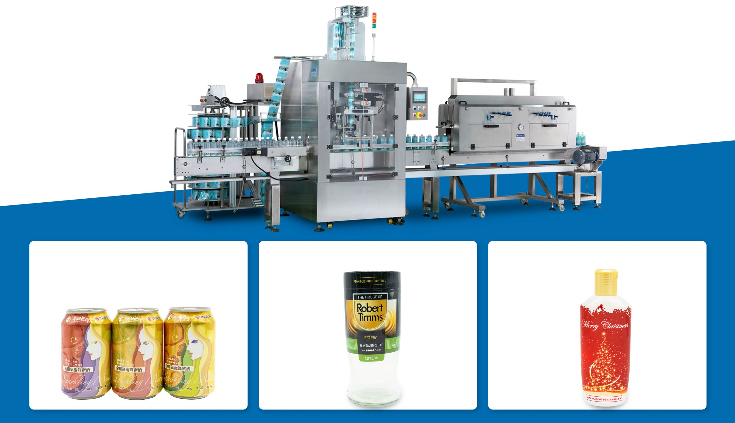 Super Hi.-Speed Auto Body Label/Tamper Evident Sleeve Applicator ...