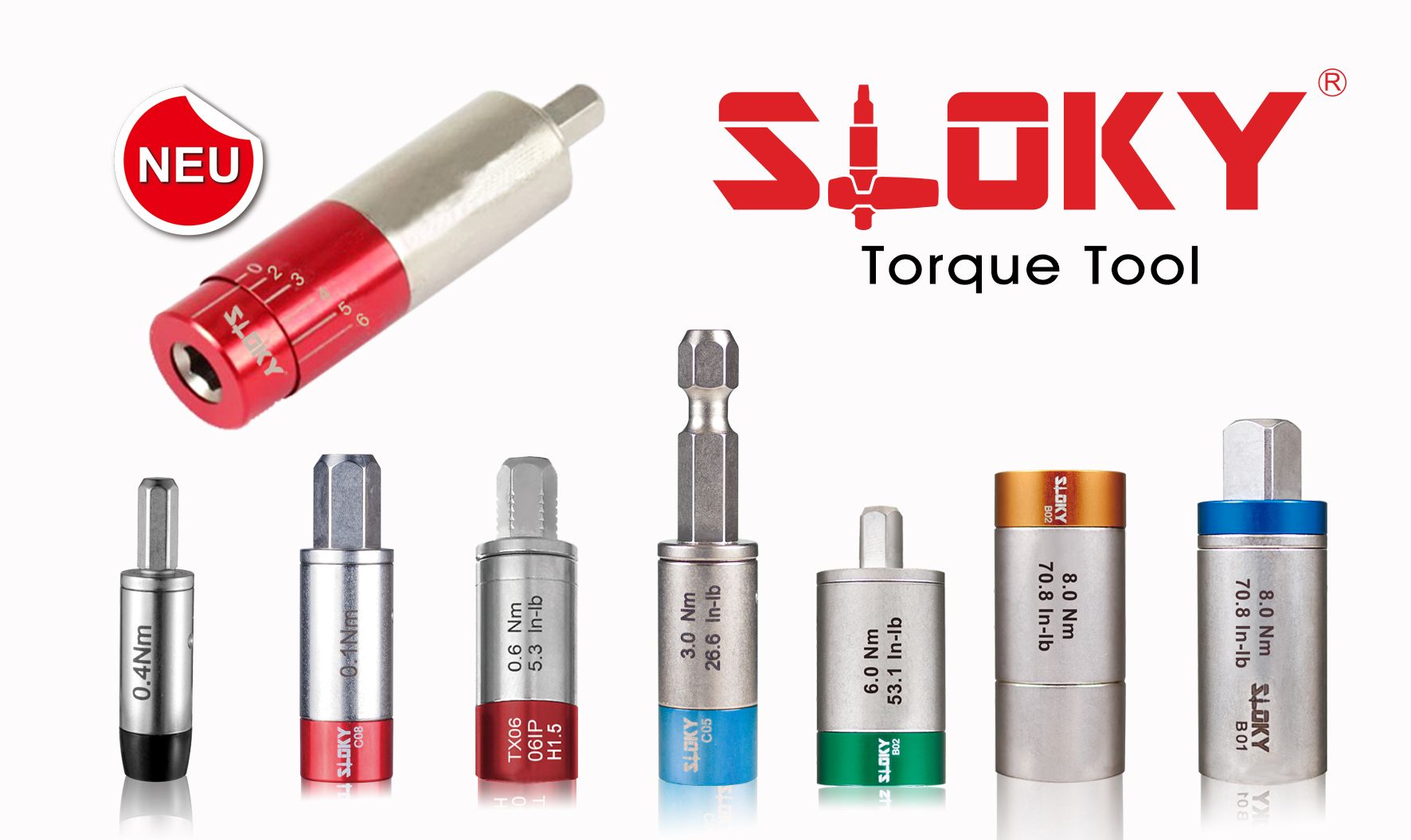 Adapter of Torque Screwdriver | CNC Machine Torque Wrench Supplier - Sloky