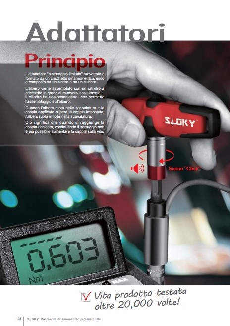 カタログ | Sloky, the only and smallest "torque adapter" with multi ...