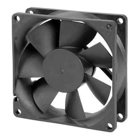 80mm x 80mm x 25mm 12V ~ 24VDC Fan | Aluminum Extruded Cooler ...