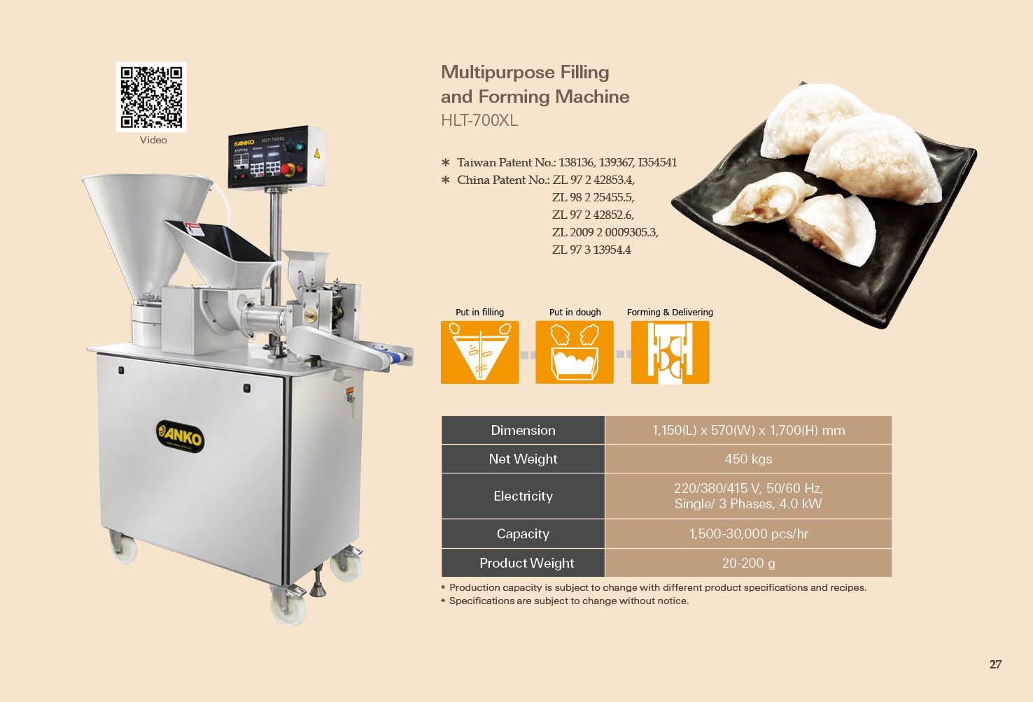 ANKO Chinese Food Catalog | A Food Making Machine Supplier For Over 45 ...