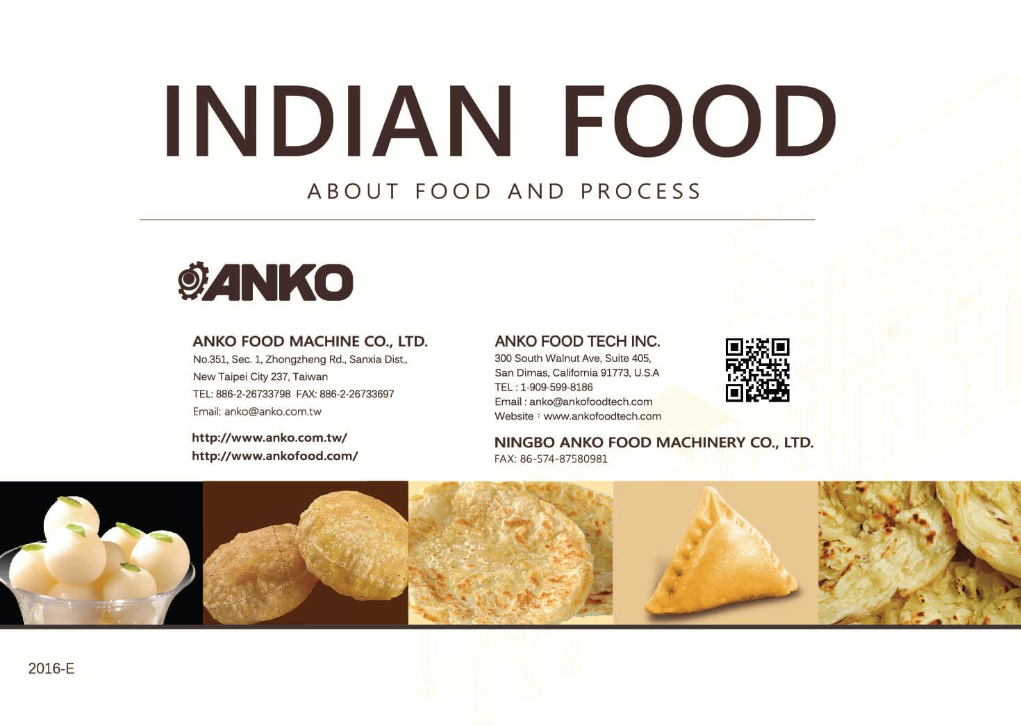 ANKO Catálogo de comida india | ANKO FOOD MACHINE CO., LTD.