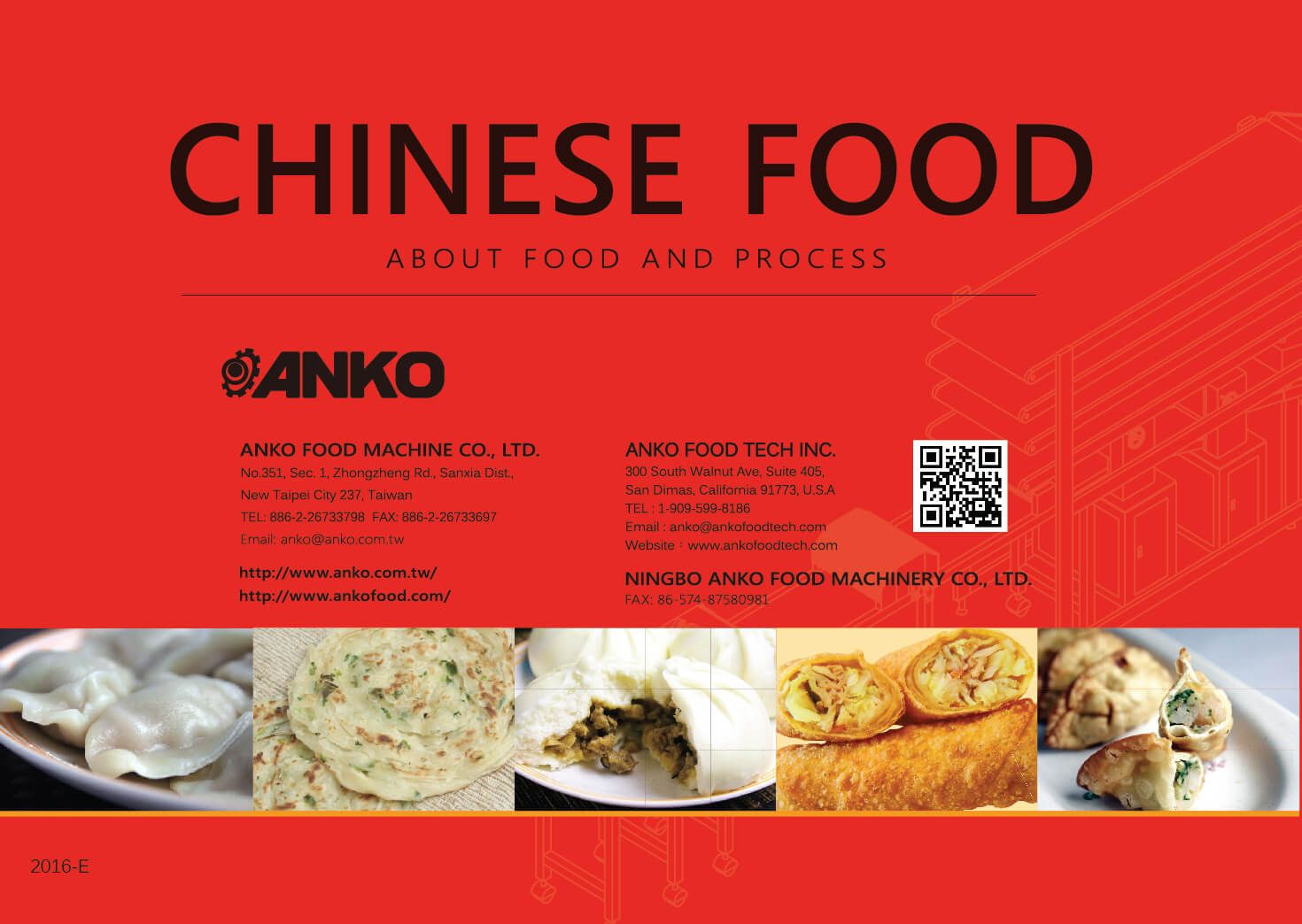 ANKO Chinese Food Catalog | A Food Making Machine Supplier For Over 45 ...
