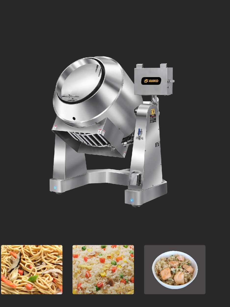 Multiple Function Stir Fryer Food Production Equipment | ANKO - Expert ...