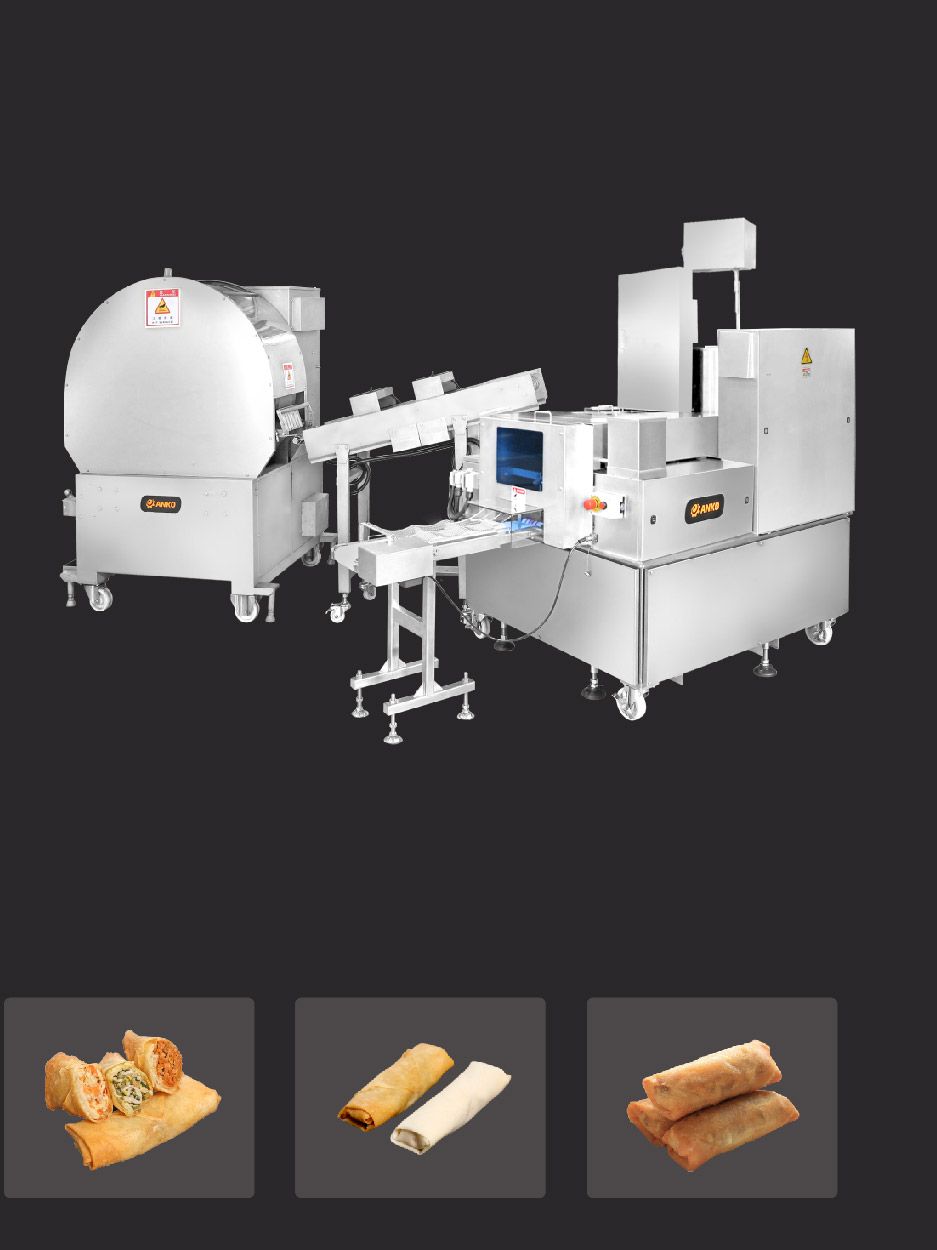 Spring Roll Machine and Production Solution | Automatic Spring Roll ...