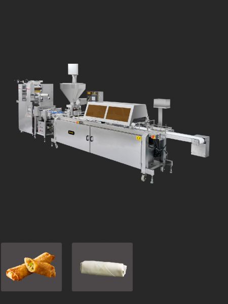 Egg Roll Machine and Production Solution | Automatic Egg Roll Machine ...