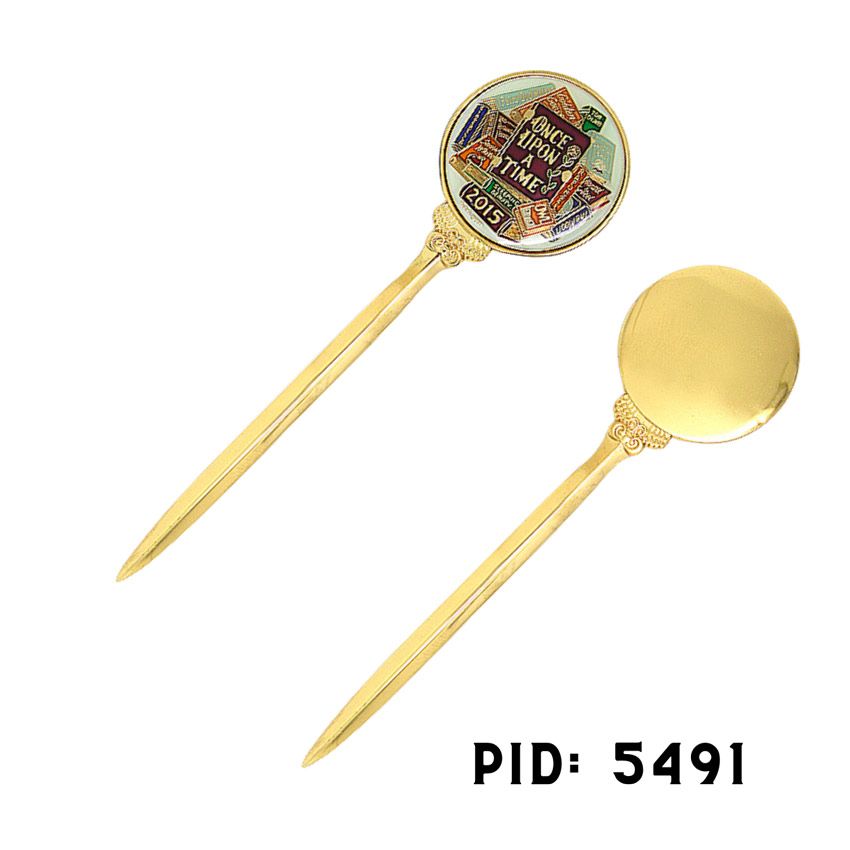 Round Logos Gold Plated Letter Opener - Round Logos Gold Plated Letter ...