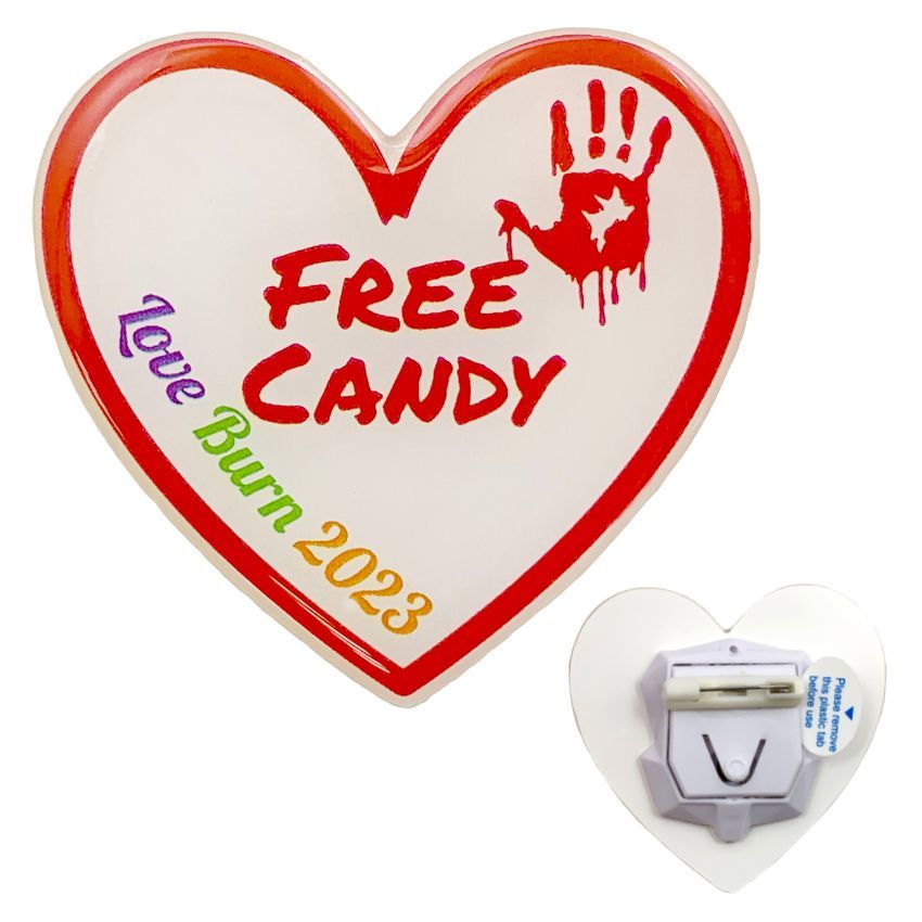 Customized Acrylic LED Flashing Badges - Flashing Badges with Light in ...