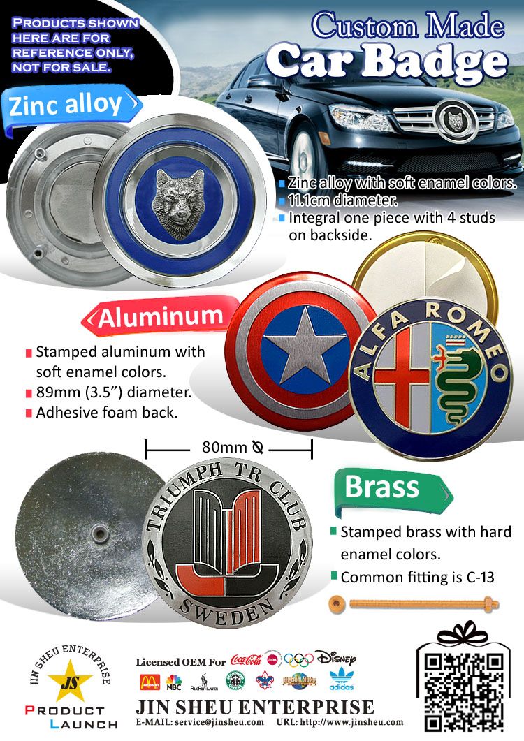 Enamel emblems - Custom enamel emblems | Taiwan-Based Gifts & Premiums ...