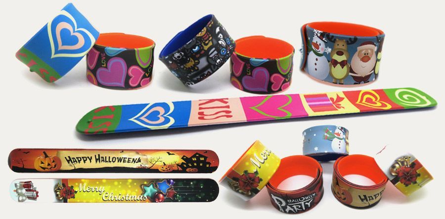 Snap Bands and Slap Wraps - Custom slap bracelets | Woven & Embroidered ...