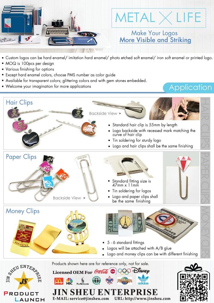 Hair Clips, Paper Clips, Money Clips | Business Promotional Products ...