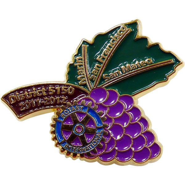 Custom Rotary Club Pins - rotary officer pins | Keychain & Enamel Pins ...