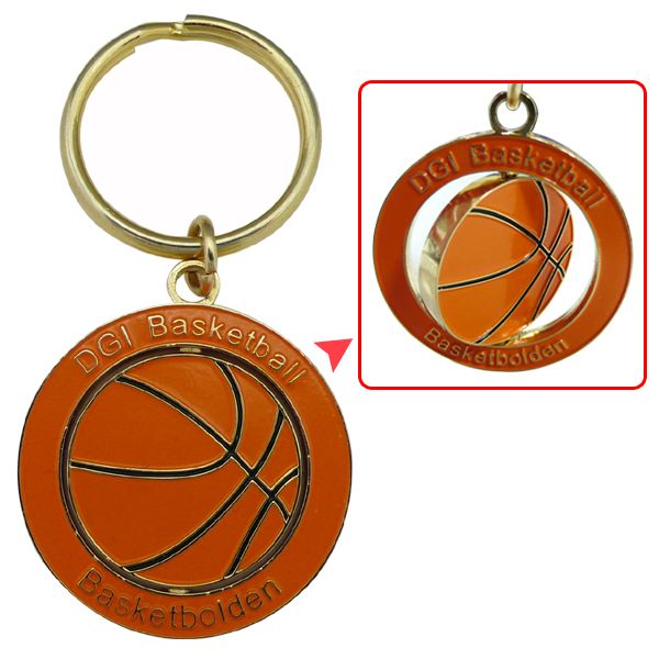 3D Spinning Basketball Keychain - Custom Spinning Keychain | Keychain ...