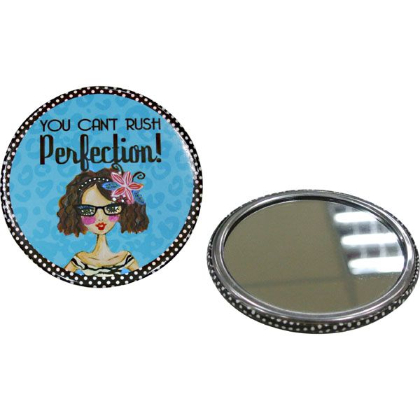 Round Mirror Button Badge - Round Mirror Button Badge | Keychain ...