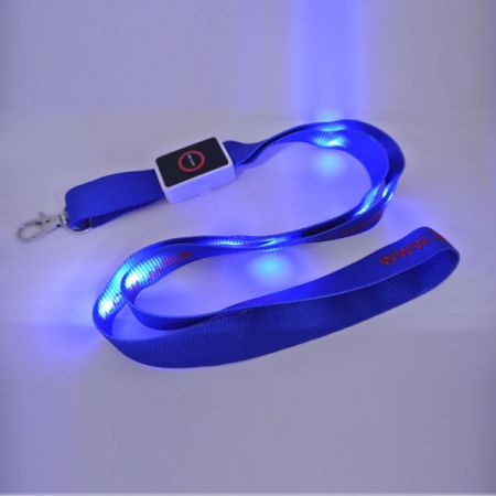 LED Light Up Neck Strap - LED Light Up Lanyard | Keychain & Enamel Pins ...