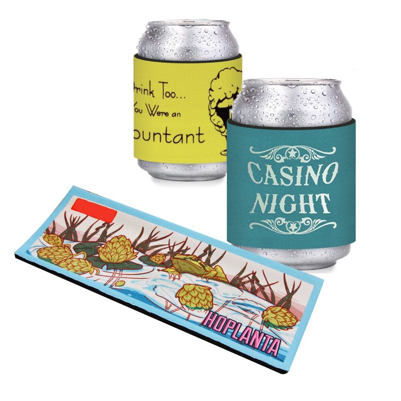 Custom Slap Koozie - Wholesale Customized Slap Wrap Can Cooler | Woven ...