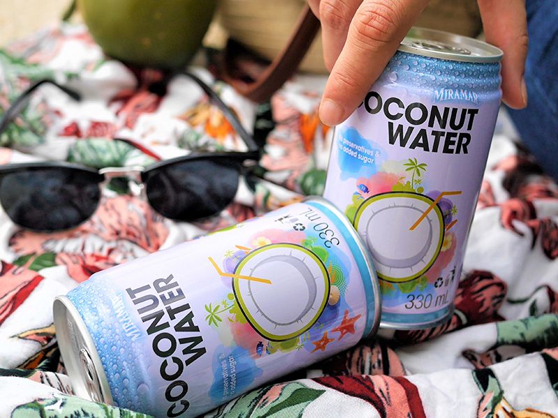 100% Canned Pure Coconut Water with Private Label OEM - Natural ...