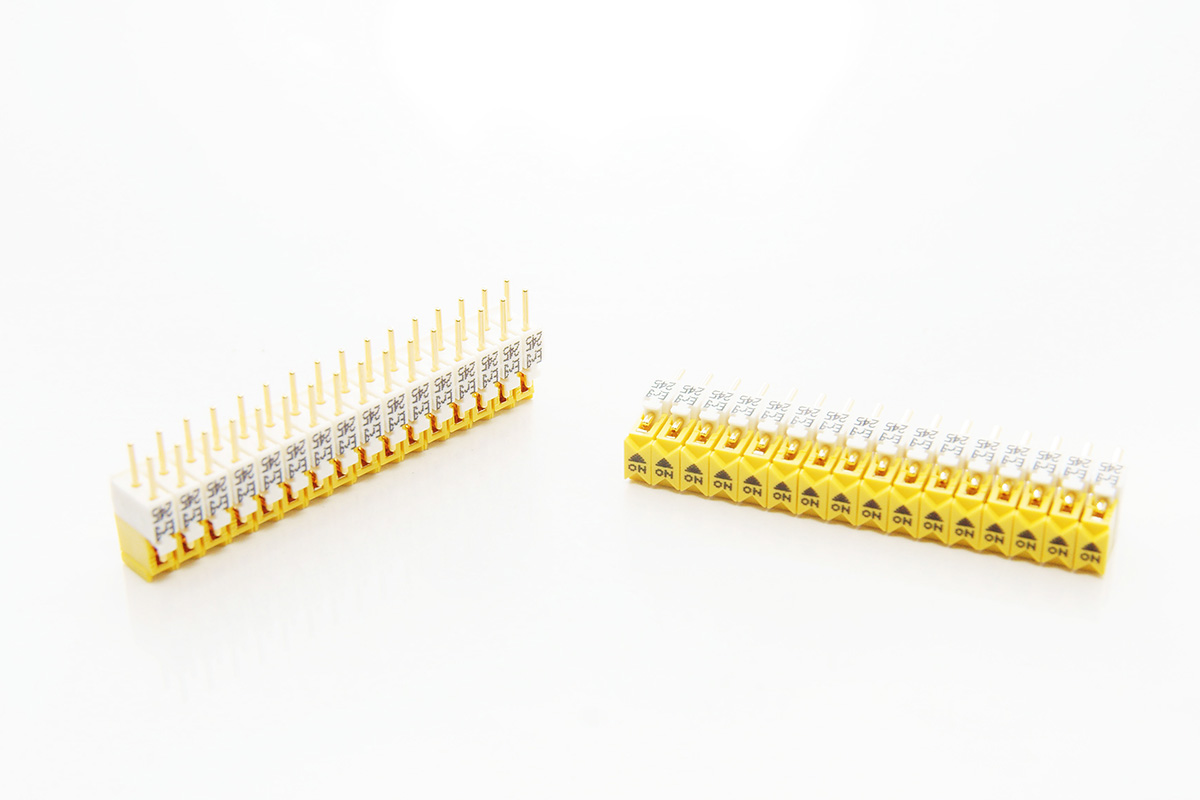 Interruptores DIL de jumper banhados a ouro subminiatura | Fabricante ...