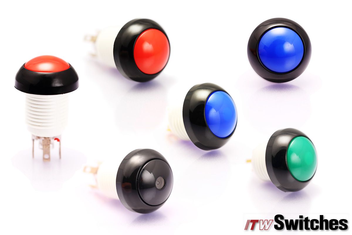 12mm Mirror Pushbutton Switches | Electronic Components Supply | ITW ...