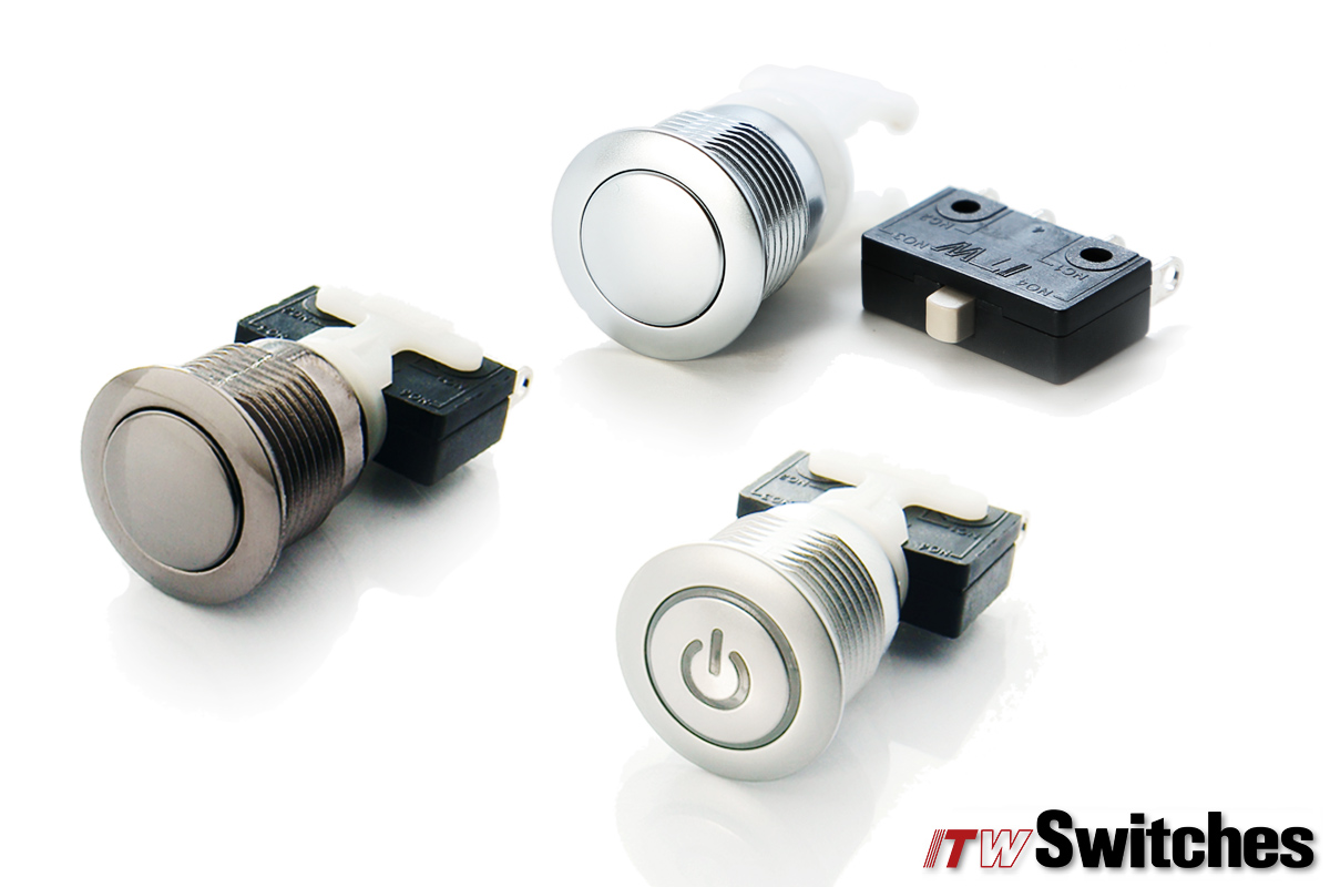 16mm 10Amp Pushbutton Switches | Electronic Components Supply | ITW ...