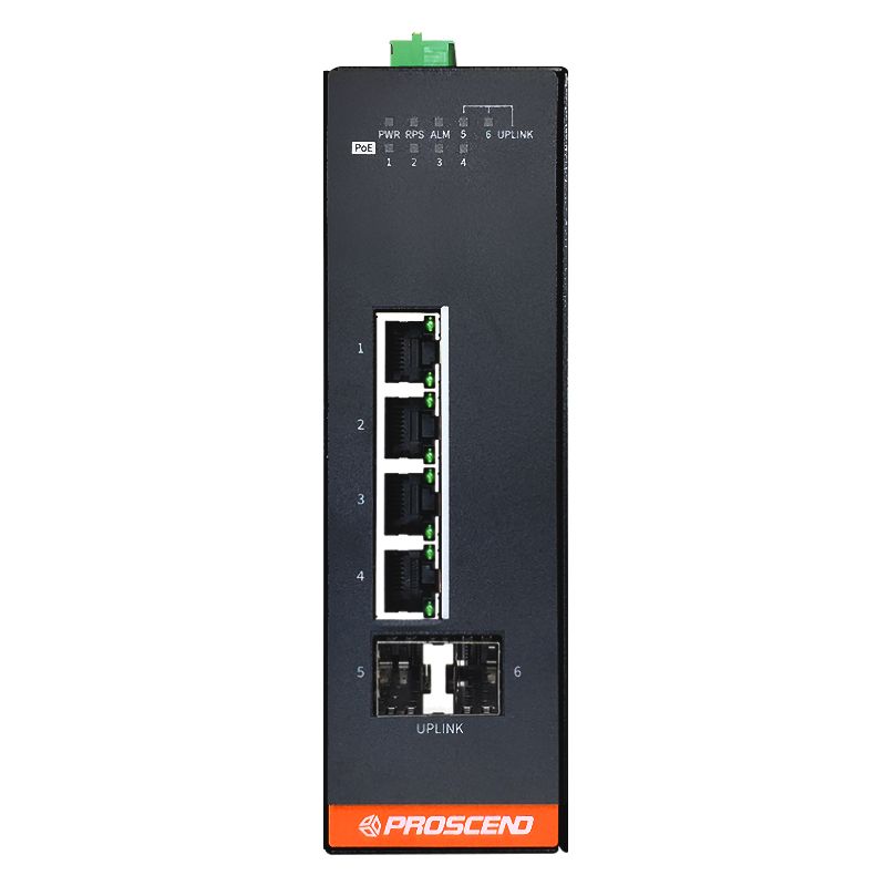 Industrial 6-Port GbE Managed PoE Switch | Industrial 5G Cellular ...