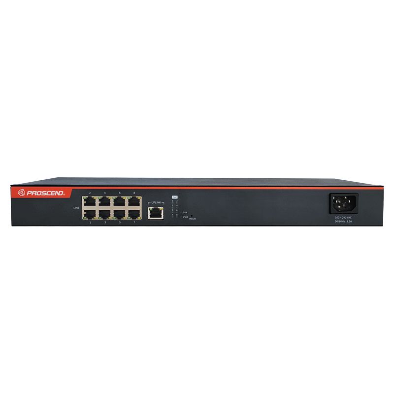 8-Port PoE Switch / Ethernet Extender - High quality 8-Port PoE Switch ...