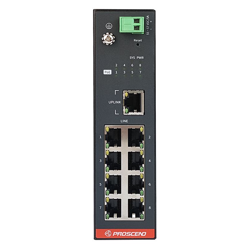 8-Port PoE Switch / Ethernet Extender - High quality 8-Port PoE Switch ...
