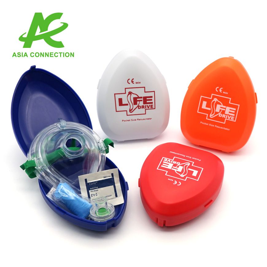Adult CPR Pocket Mask in Hard Case - Taiwan high-quality Adult CPR ...