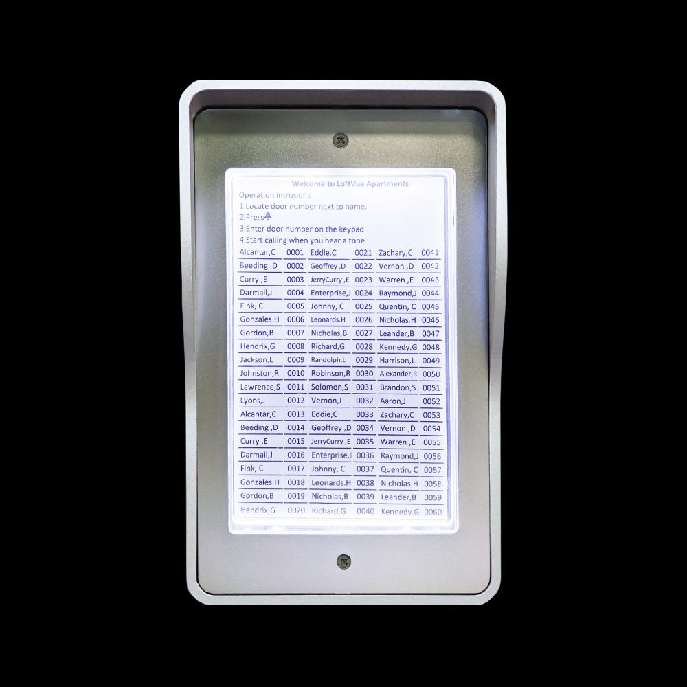 Lighted Directory - Light box | Made in Taiwan Telecommunication ...
