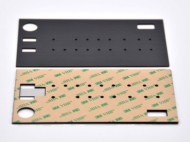 Black anodized aluminum front panel Supply. Custom Made Aluminum Alloy ...