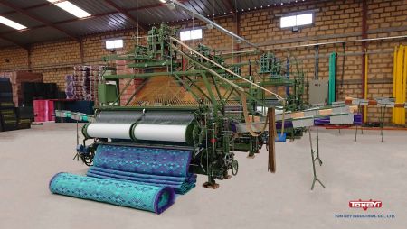 Auto Jacquard Weaving Machine - PP Mat Making Machine, PP Mat Loom ...