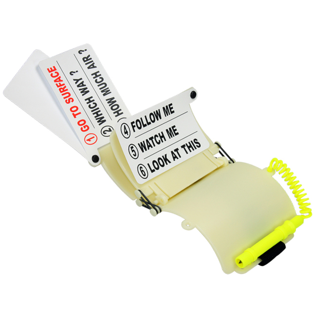Diving Multi-Page Wrist Slate | Dive Gauges | Underwater Compasses ...