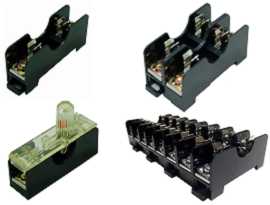 FS-01XB Series 35mm Din Rail Mounted 6x30 600V 10A Midget Fuse Blocks ...