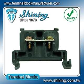 TR-10 35mm Rail Mounted Snap On Type 600V 10A Terminal Block Connector ...