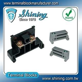 TR-10 35mm Rail Mounted Snap On Type 600V 10A Terminal Block Connector ...