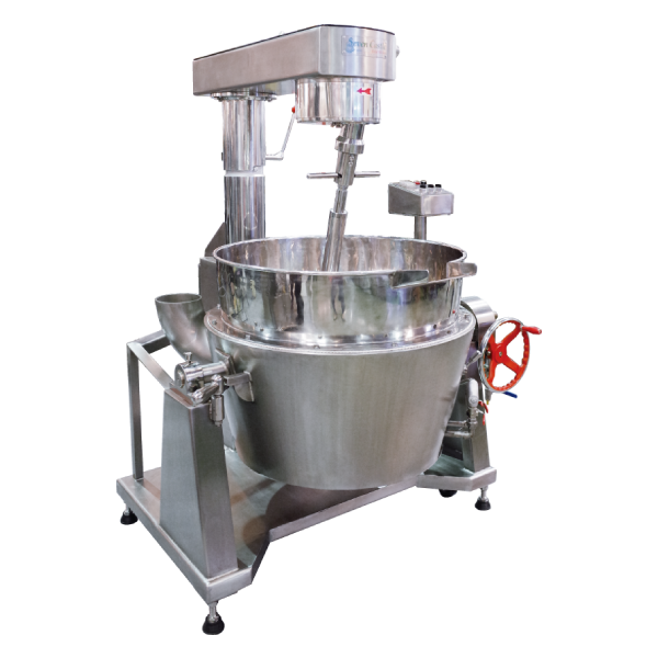 80/150L bowl-tilting cooking mixer - Durable gear-chain drive medium ...