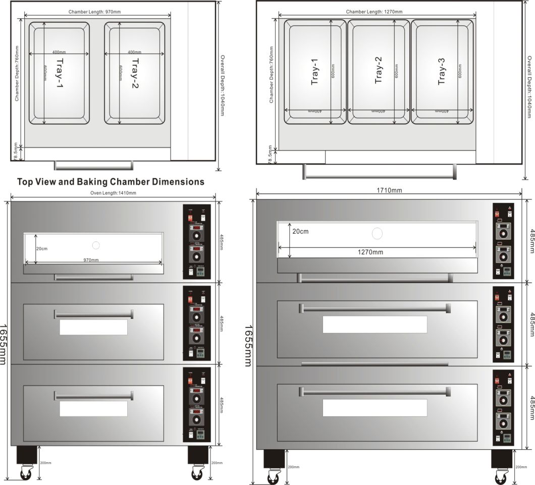 Economic Electric Deck Ovens | Bakery & Pizza Industrial Ovens ...