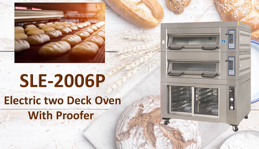 Electric Deck Oven with Proofer | Commercial Dough Baking Machine ...