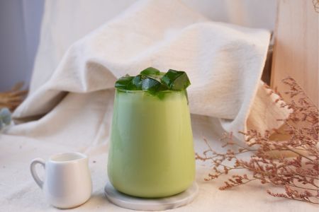 Pandan with coconut milk tea powder - Pandan with coconut milk tea ...