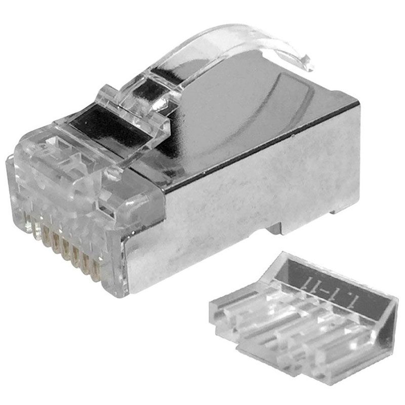 Cat.6A RJ45 PLUG STP Snagless 8P8C Connector Supply | Crxconec Company Ltd.