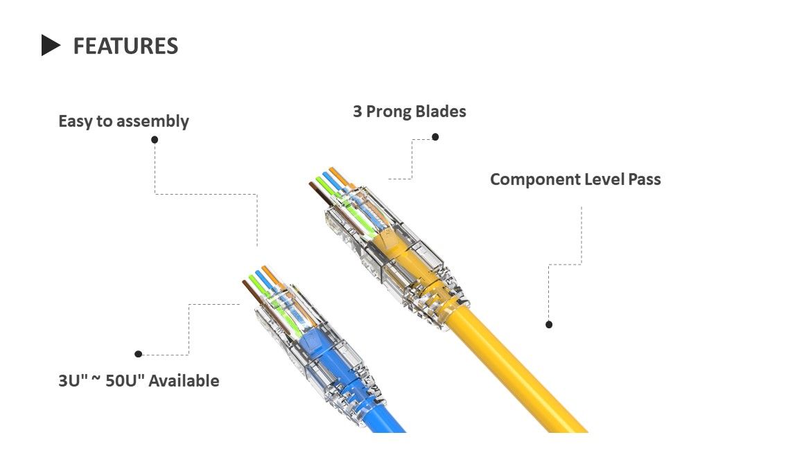 Category 6 Unshielded Easy RJ45 Connector | CRXCONEC COMPANY LTD.