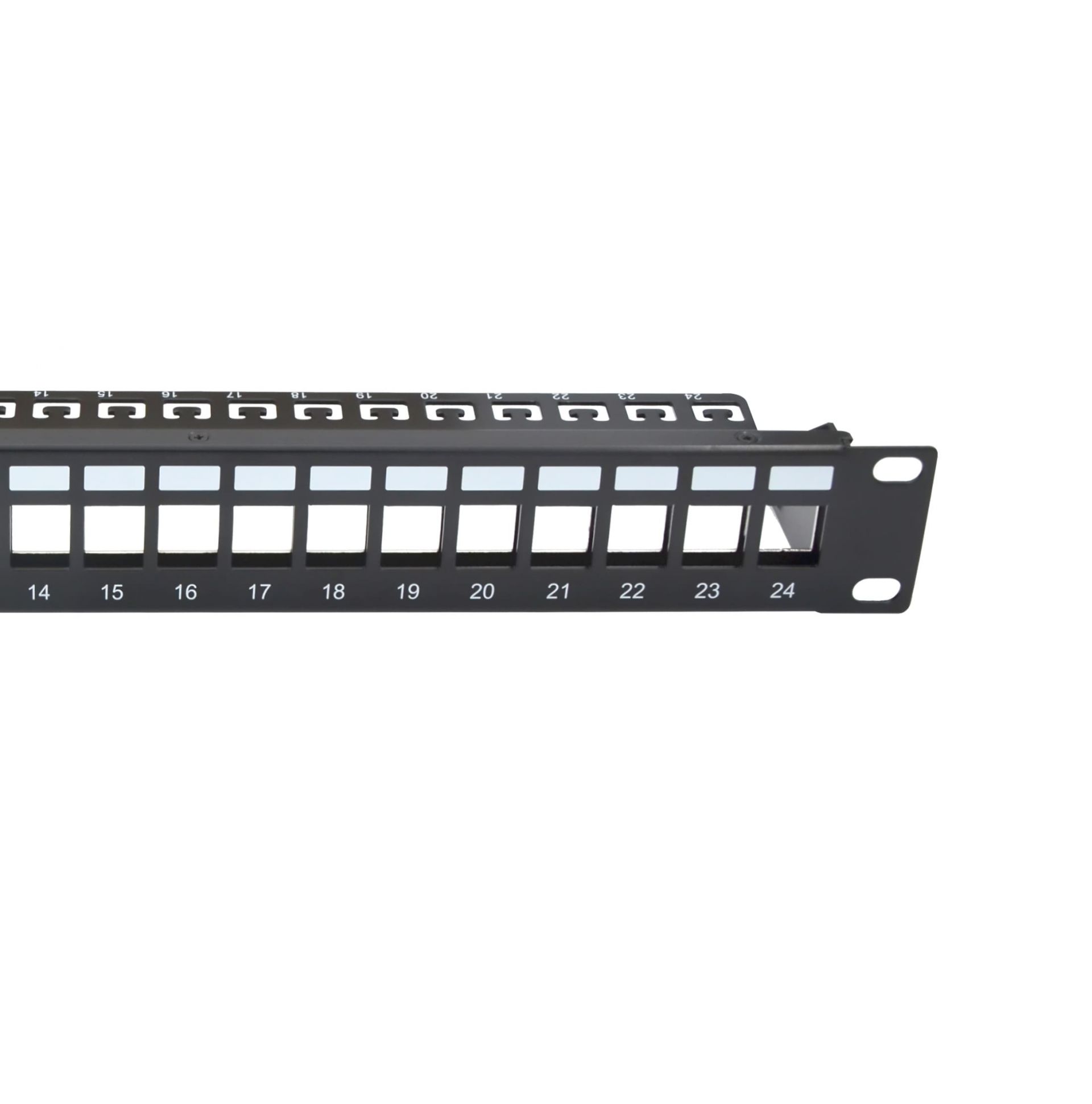 1RU 24 Port FTP Empty Panel WITH Support Bar Solutions | Crxconec ...
