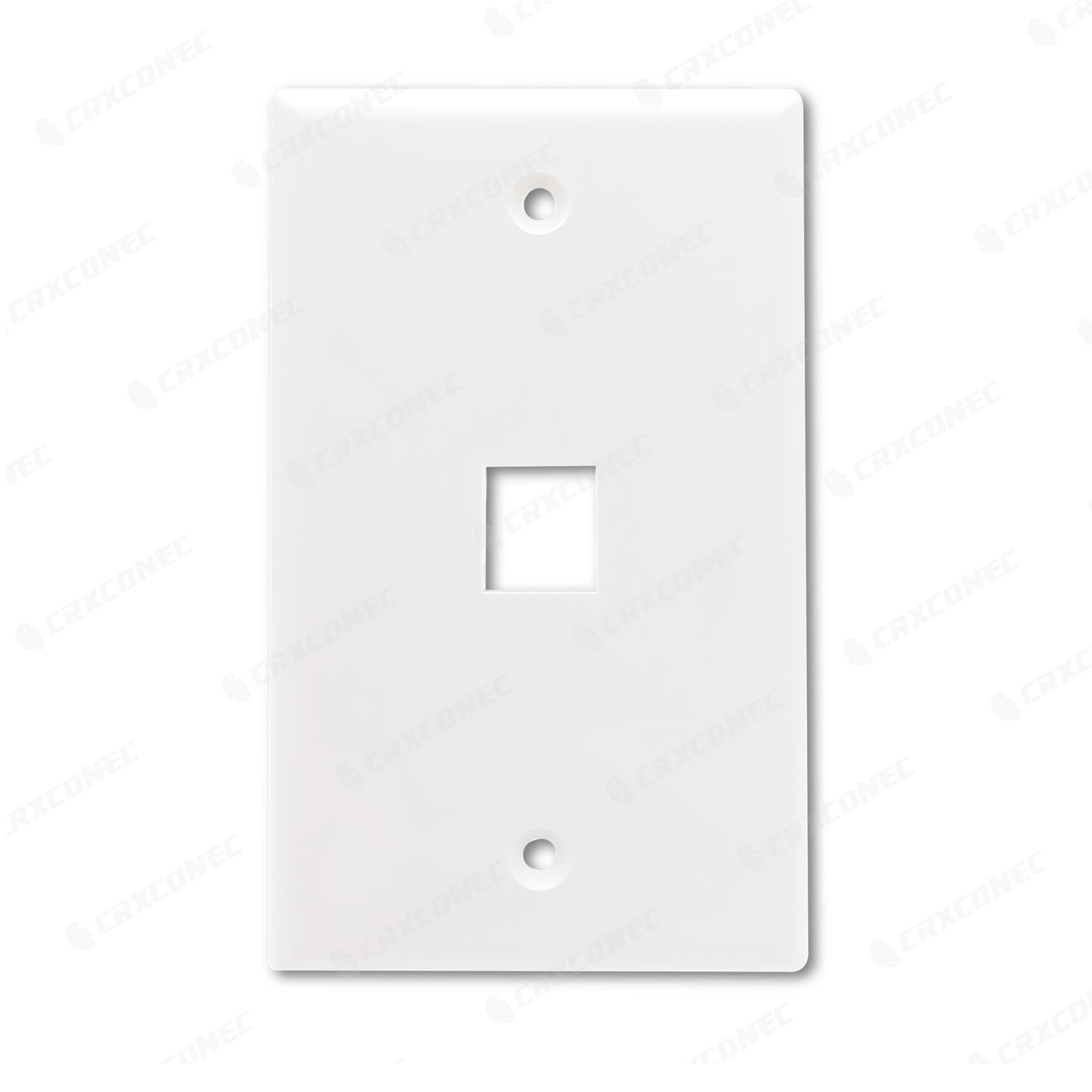 American Style 1 Port Faceplate RJ45 Frame 114*70MM | Custom Copper ...