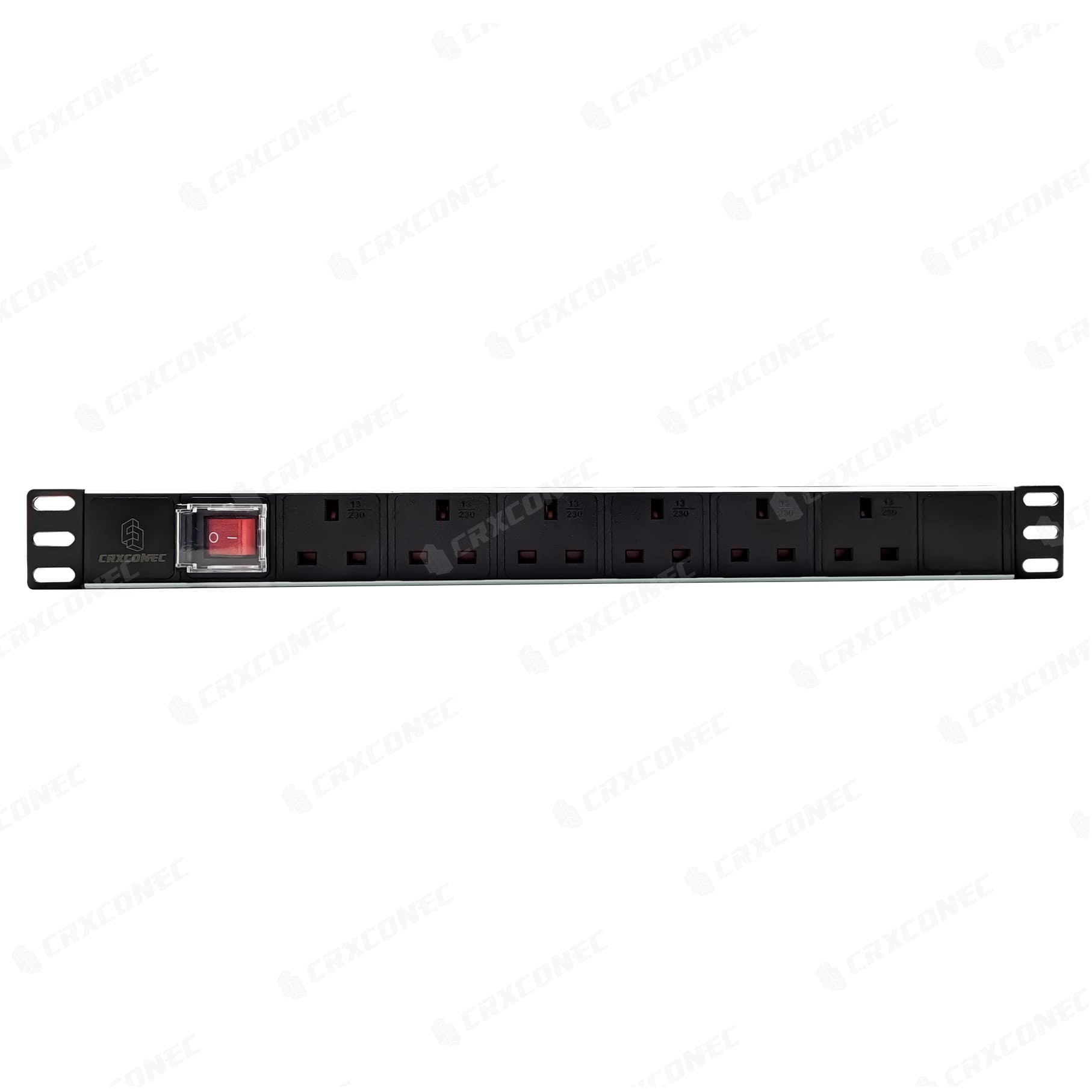 6-Way 13A UK PDU Power Distribution Unit | Custom Copper & Fiber Optic ...