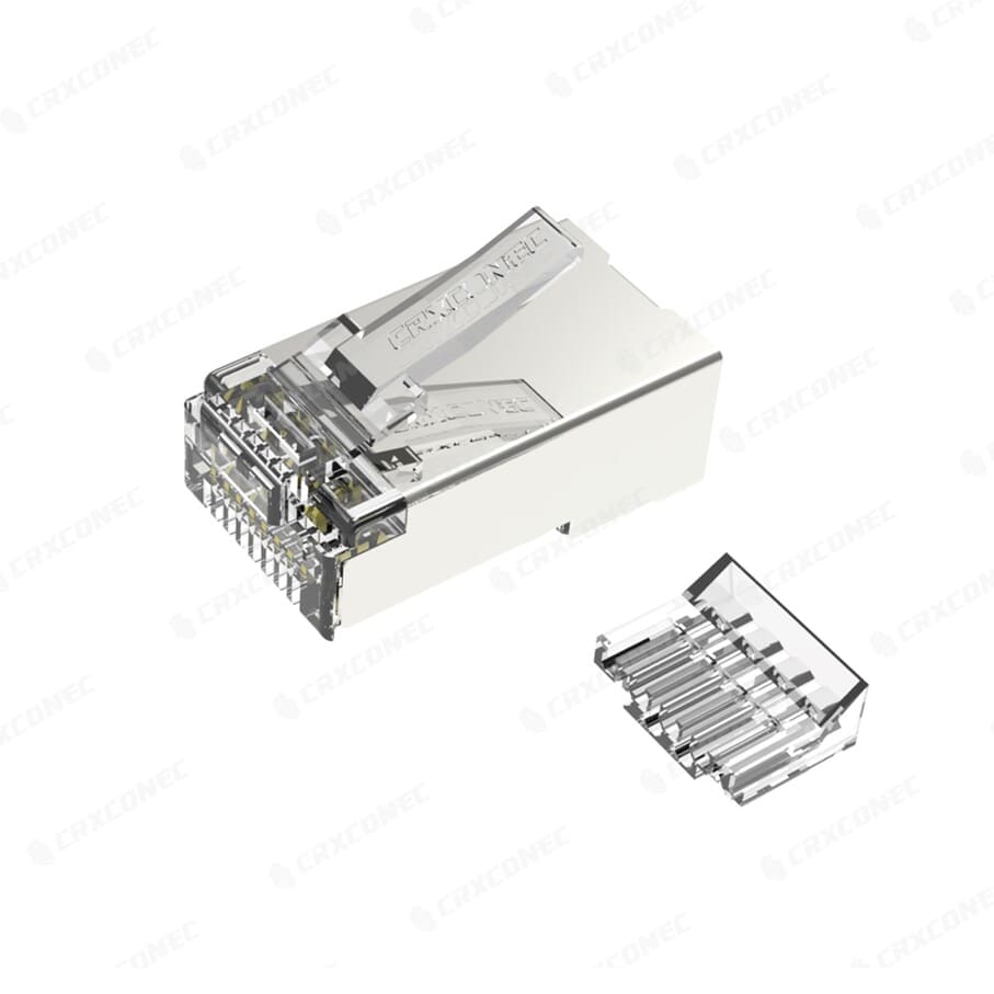 Penyambung RJ45 STP Cat.6 Dengan Sisipan 4 Atas / 4 Bawah | Tembaga ...