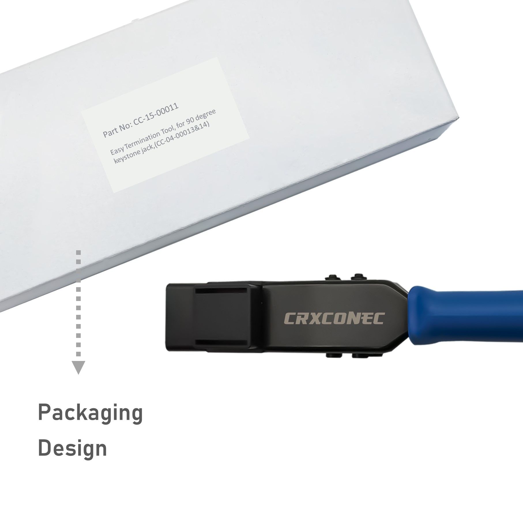 Easy Keystone Punch Down Tool for 90 Degree Keystone Jack | Custom ...