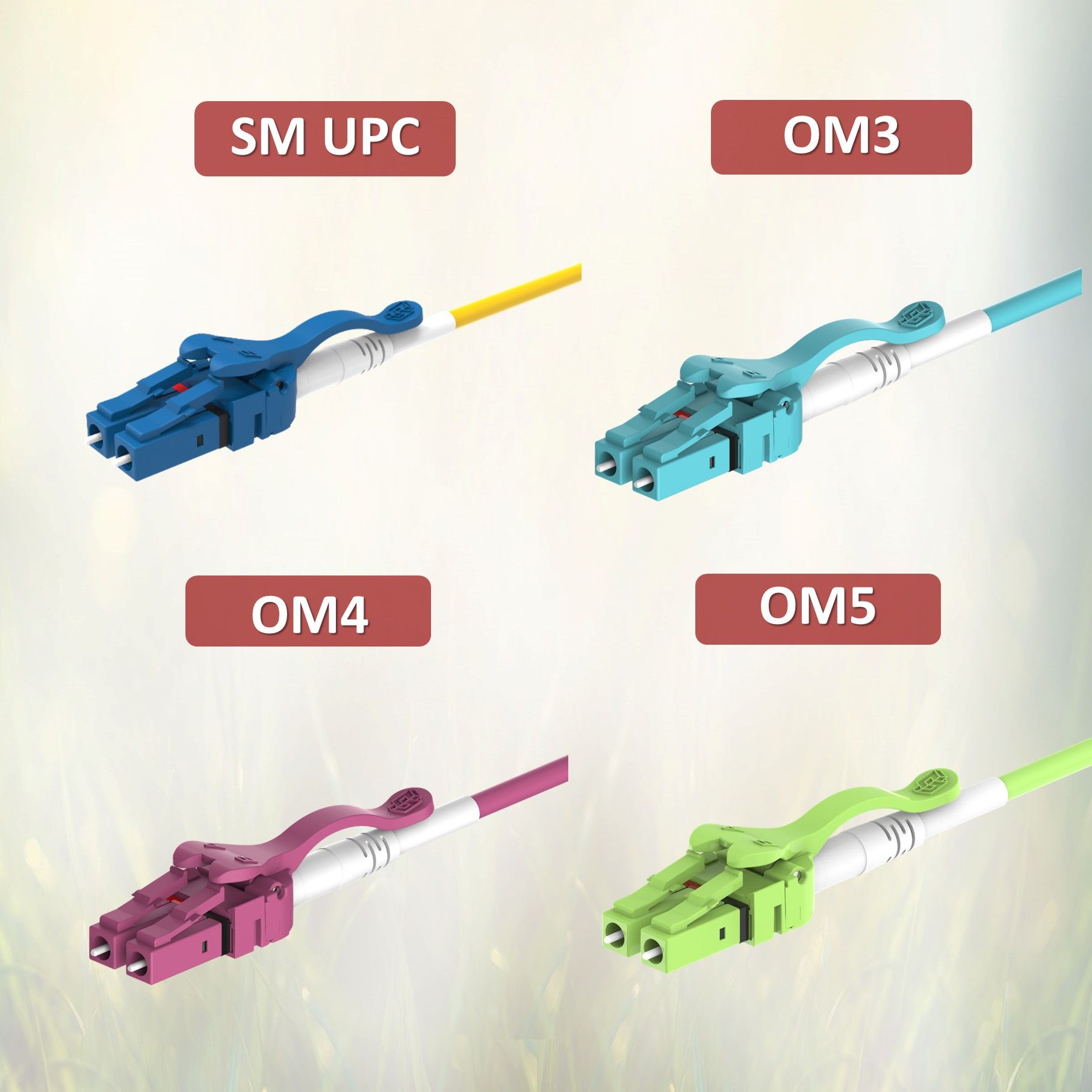 Multi Mode Rel-Easy OM4 LC Duplex Fibre Patch Cord | Advanced Fiber ...